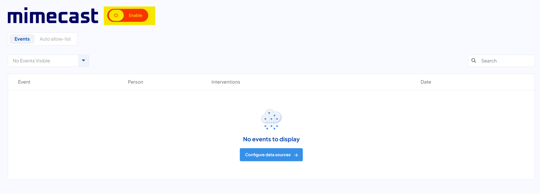 Allow List in Mimecast