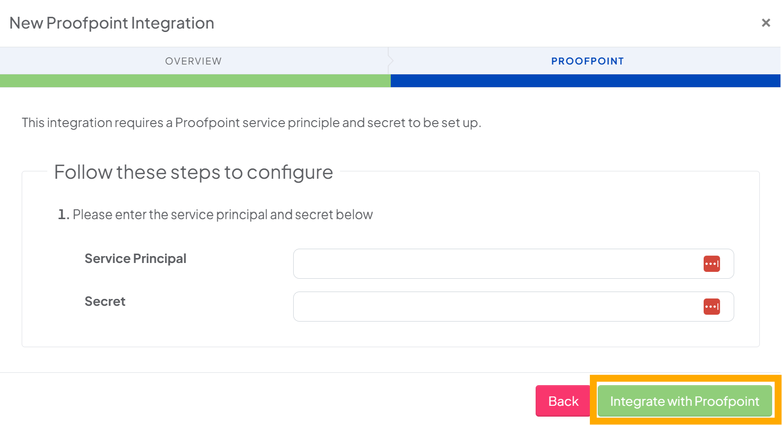 How to enable Proofpoint