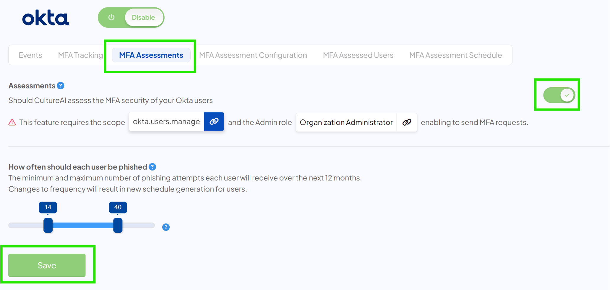 Setting up Okta MFA Phishing