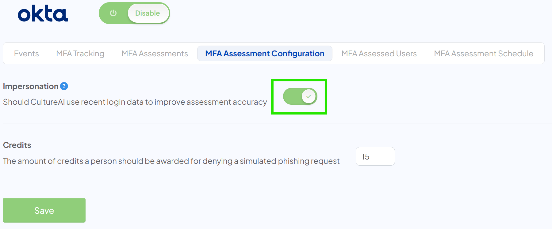 Setting up Okta MFA Phishing