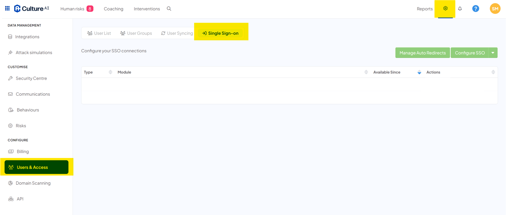 Configure Single Sign On with Microsoft AzureAD/Office 365