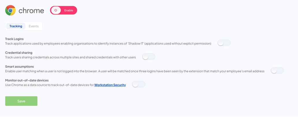 Installing the Google Chrome Extension