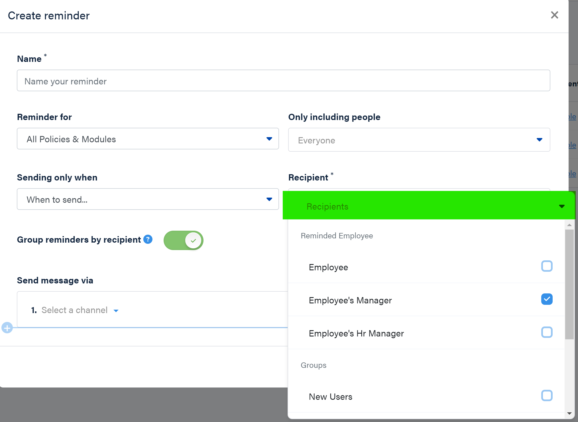 How to set up Reminders